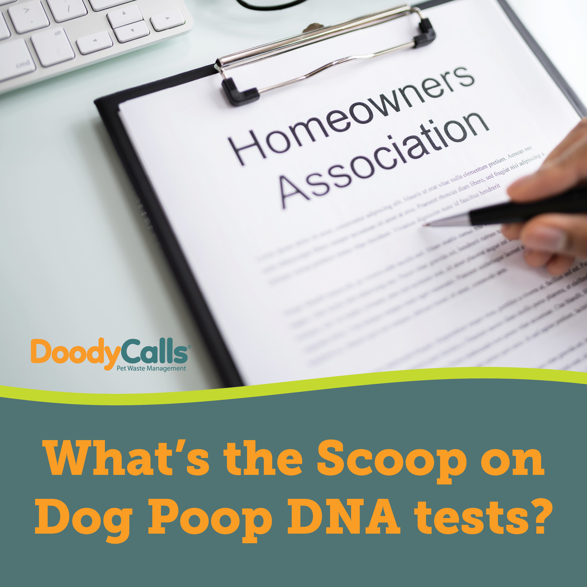How do HOAs Deal with Dog Poop in the Community? Dog Poop DNA Kits May Be the Answer